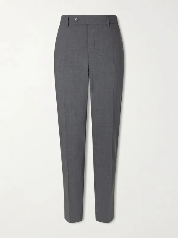 SLOWEAR Tapered Virgin Wool-blend Suit Trousers