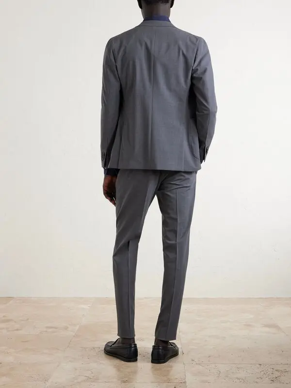 SLOWEAR Tapered Virgin Wool-blend Suit Trousers