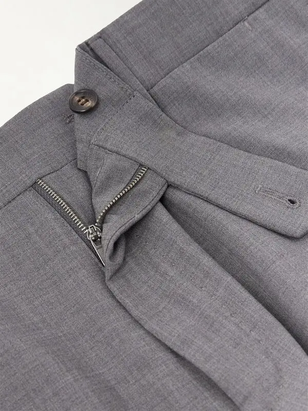 SLOWEAR Tapered Virgin Wool-blend Suit Trousers