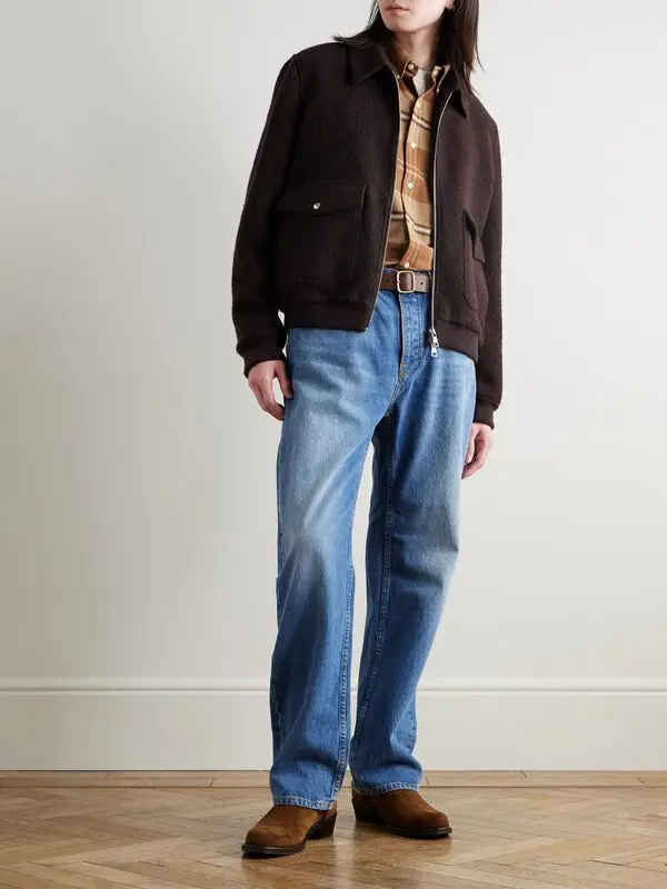 Polo Ralph Lauren Button-down Collar Logo-embroidered Checked Cotton-blend Twill Shirt - Brown