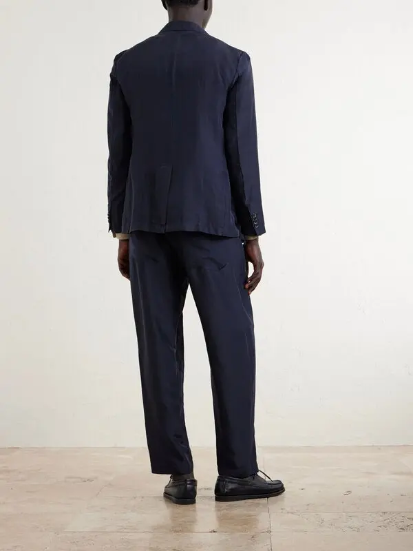 Barena Venezia Rizzo Tentor Silk-voile Blazer - Blue