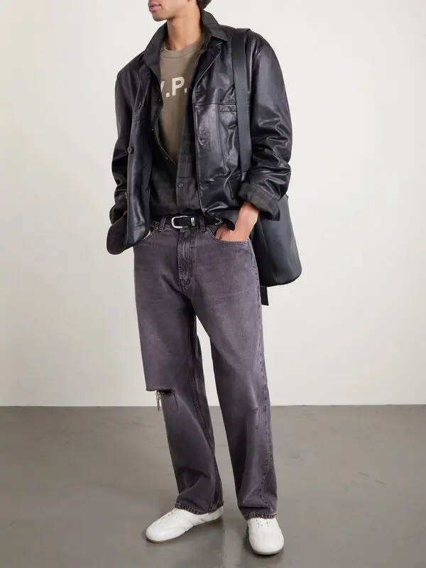 A.p.c. Standard Grand Vpc Logo-flocked Organic Cotton-jersey T-shirt - Neutrals