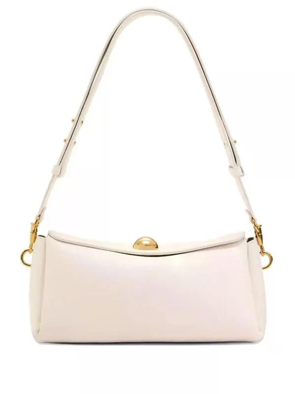 AMI Paris Mini Carrousel Clutch Bag - Neutrals
