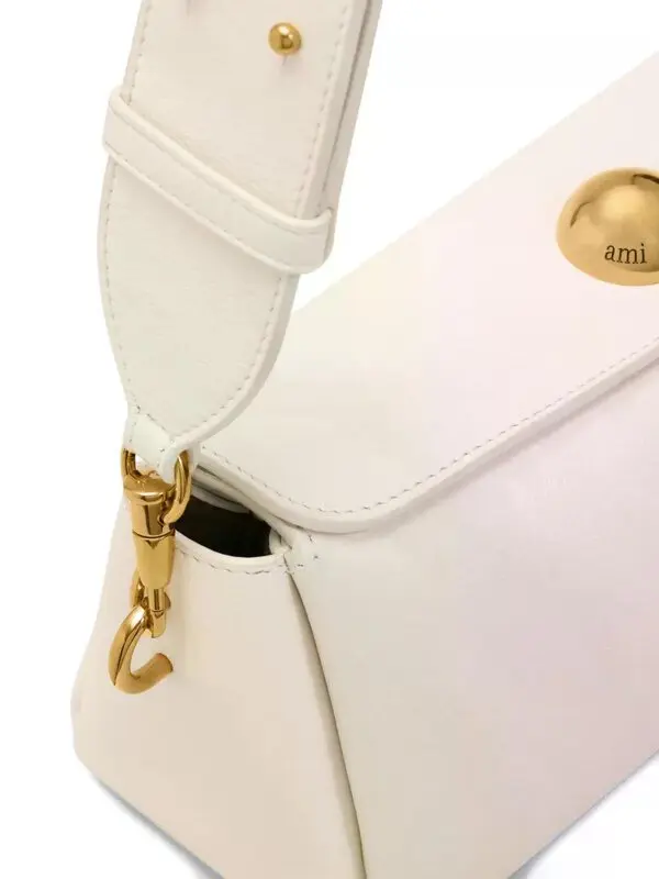 AMI Paris Mini Carrousel Clutch Bag - Neutrals