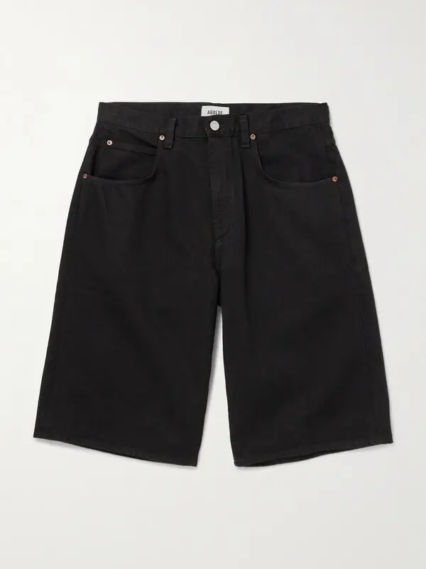 AGOLDE Fusion Straight-leg Denim Shorts