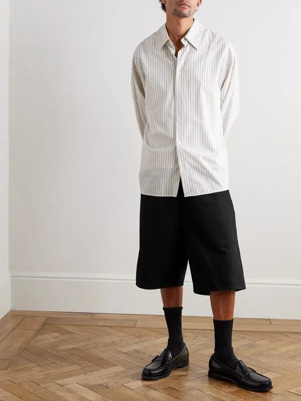 AGOLDE Fusion Straight-leg Denim Shorts