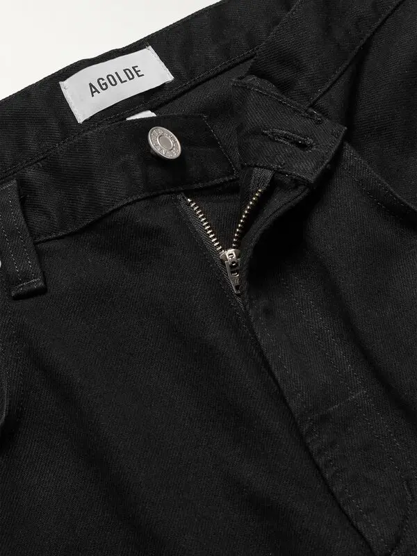 AGOLDE Fusion Straight-leg Denim Shorts