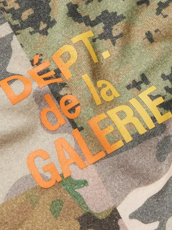 GALLERY DEPT. Camouflage-print Cotton-jersey T-shirt