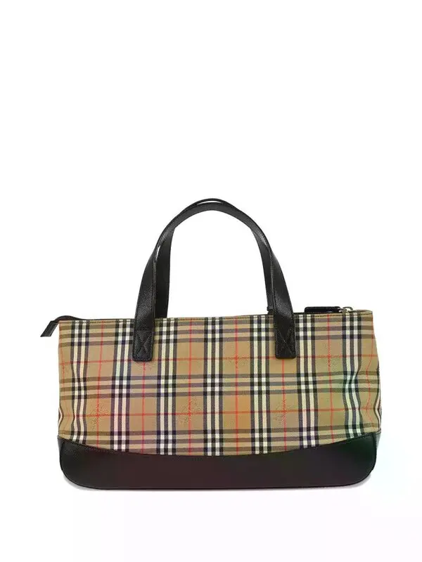 Burberry 1990-2000s House Check Tote Bag