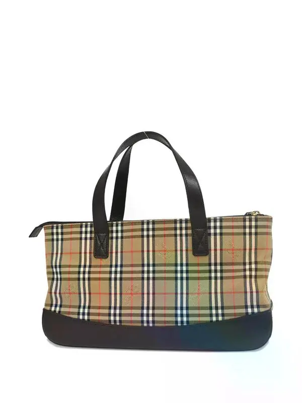 Burberry 1990-2000s Check Tote Bag
