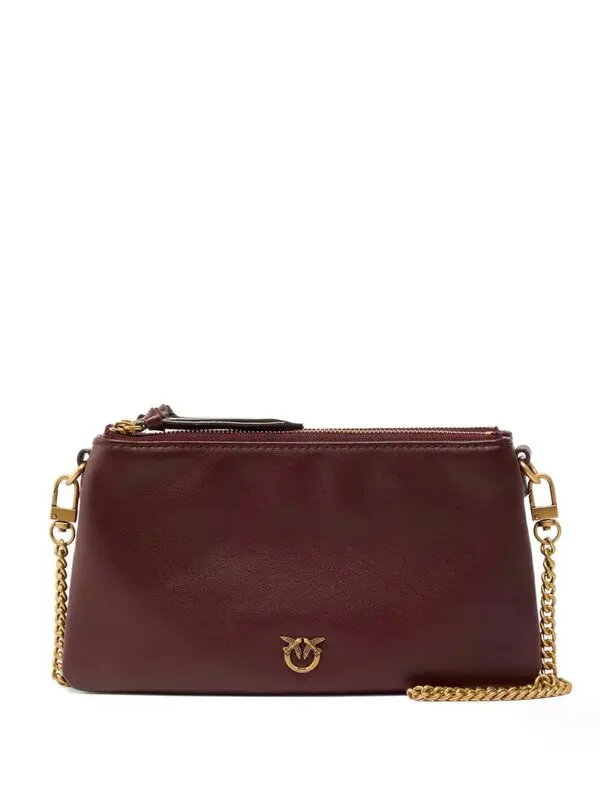 Pinko Mini Double Bag Clutch Bag - Brown