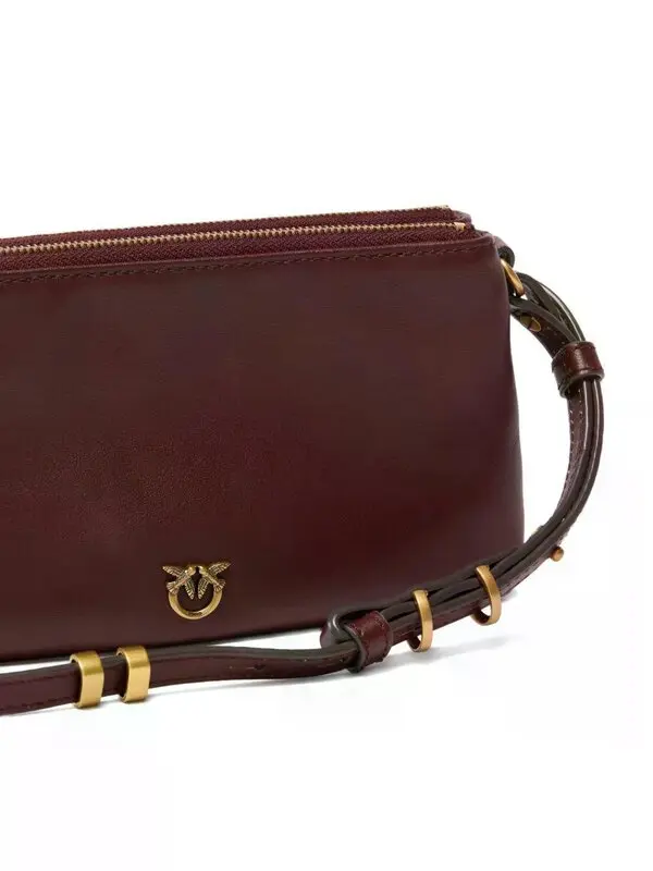 Pinko Mini Double Bag Clutch Bag - Brown