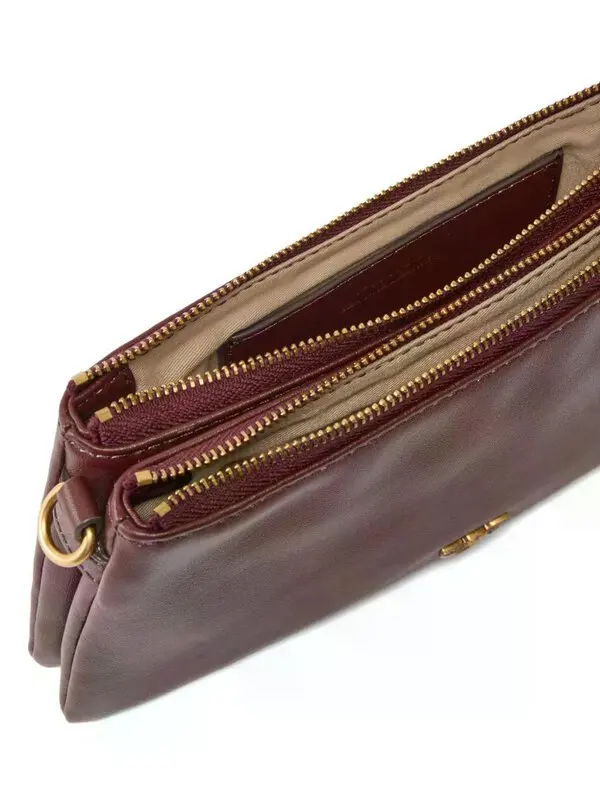 Pinko Mini Double Bag Clutch Bag - Brown