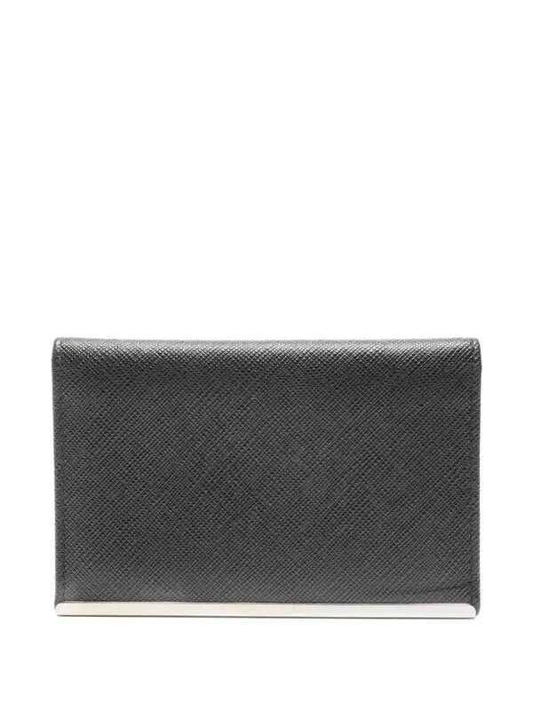 FERRAGAMO 2010-2020s Embossed Cardholder - Black