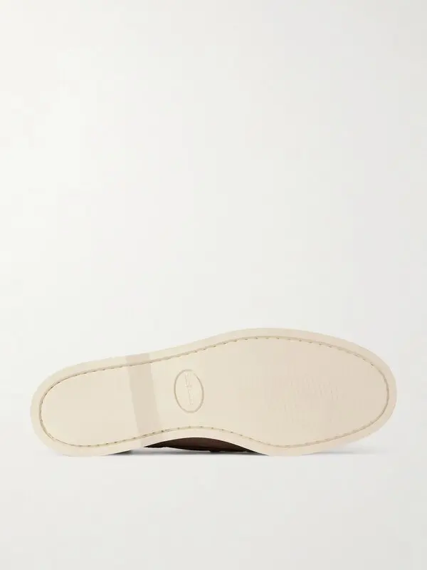 Kiton Suede Boat Shoes
