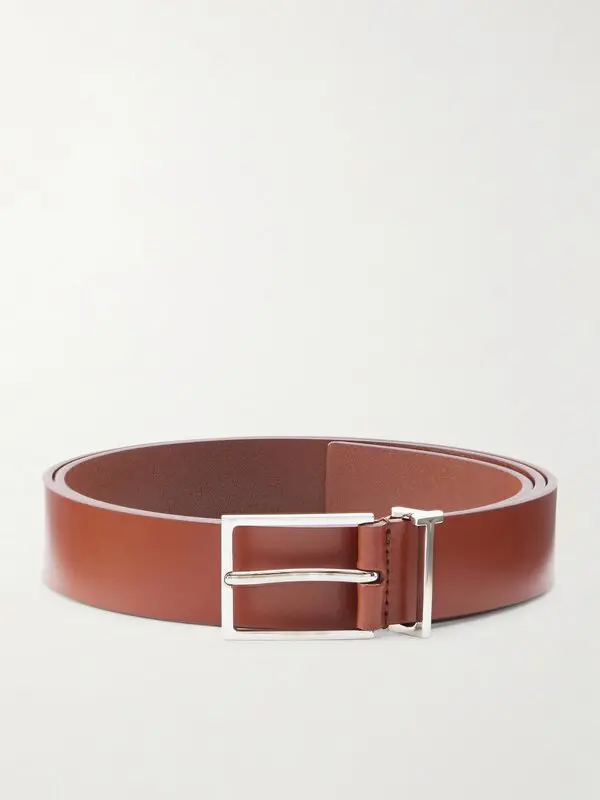 TOM FORD 2.8cm Leather Belt - Brown