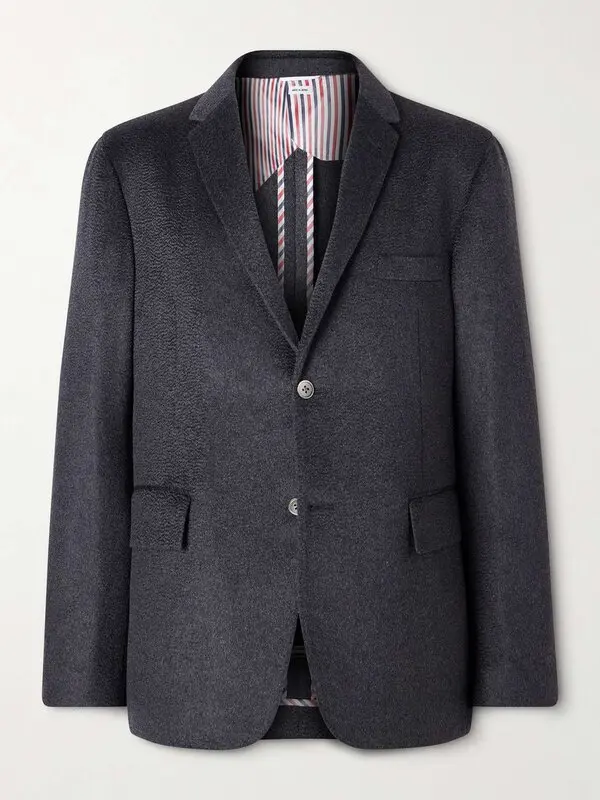 Thom Browne Cashmere Blazer - Dark Gray