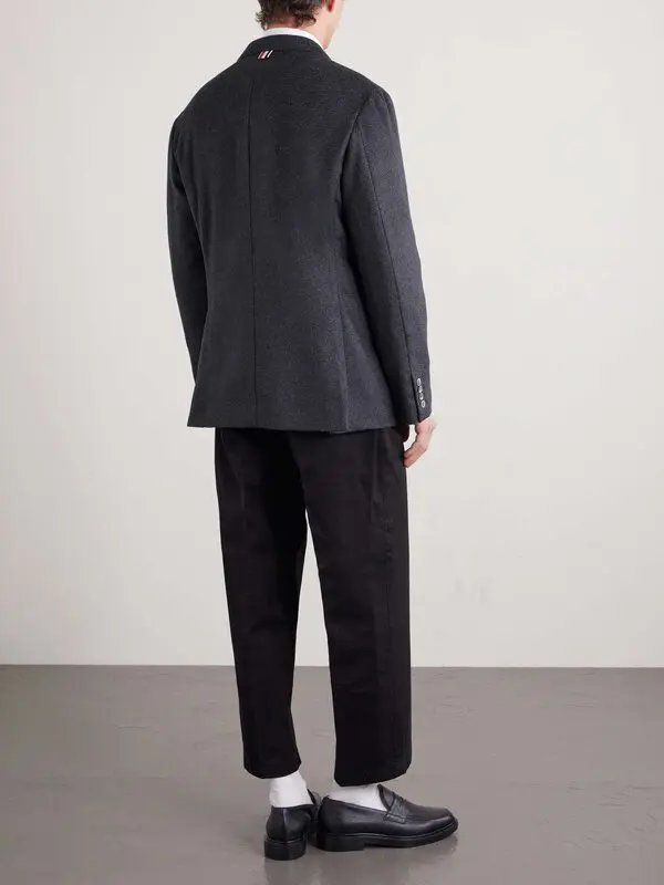 Thom Browne Cashmere Blazer - Dark Gray