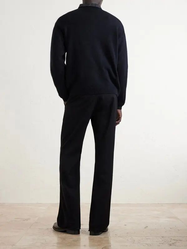 Auralee Cashmere Knit Sweater - Black