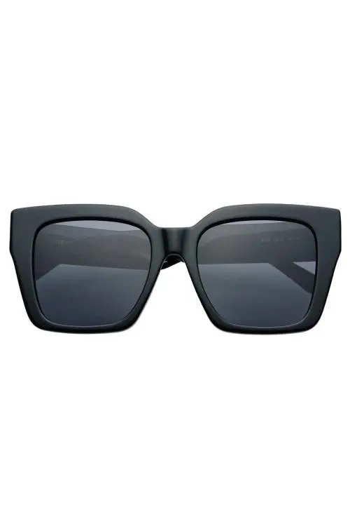 FREYRS EYEWEAR Bon Chic Oversized Square Sunglasses - Black