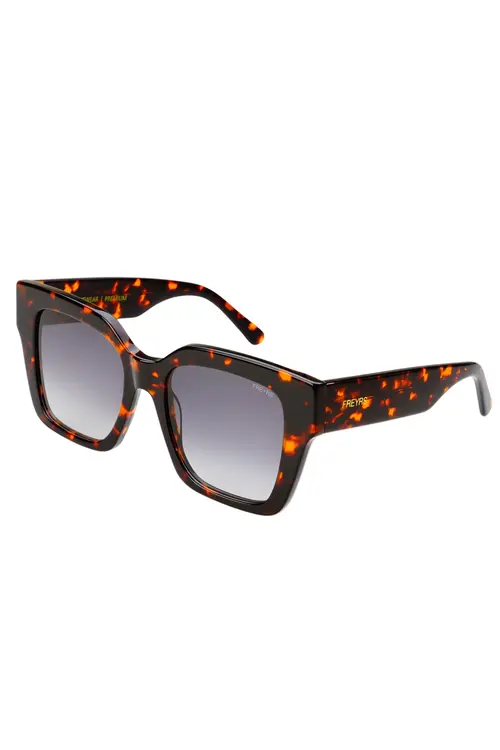 FREYRS EYEWEAR Oversized Square Sunglasses - Tortoise