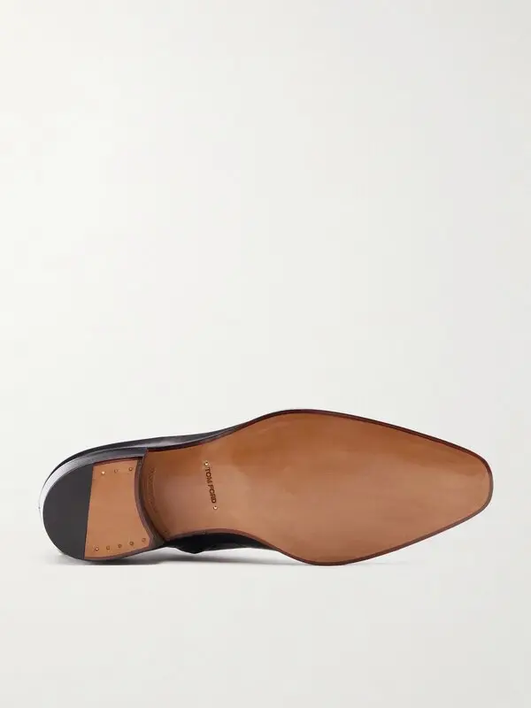 TOM FORD Vincent Leather Boots - Brown