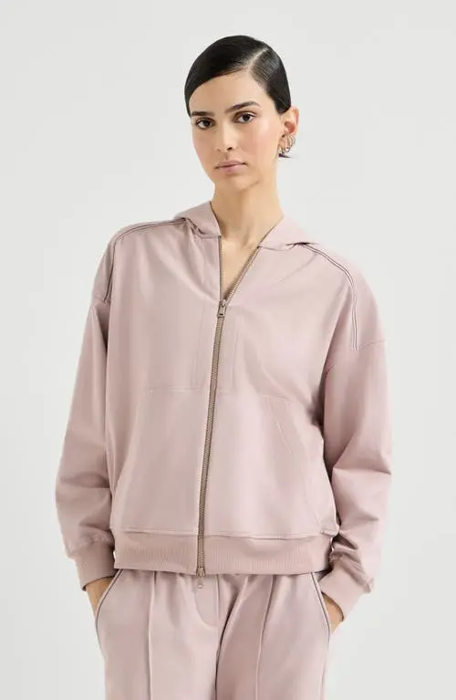 Brunello Cucinelli Lightweight French Terry Sweatshirt - Pink