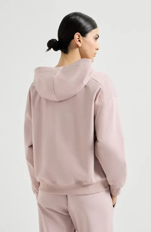 Brunello Cucinelli Lightweight French Terry Sweatshirt - Pink