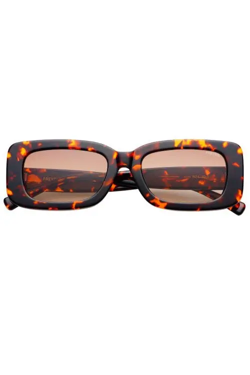 FREYRS EYEWEAR Rectangular Sunglasses - Tortoise