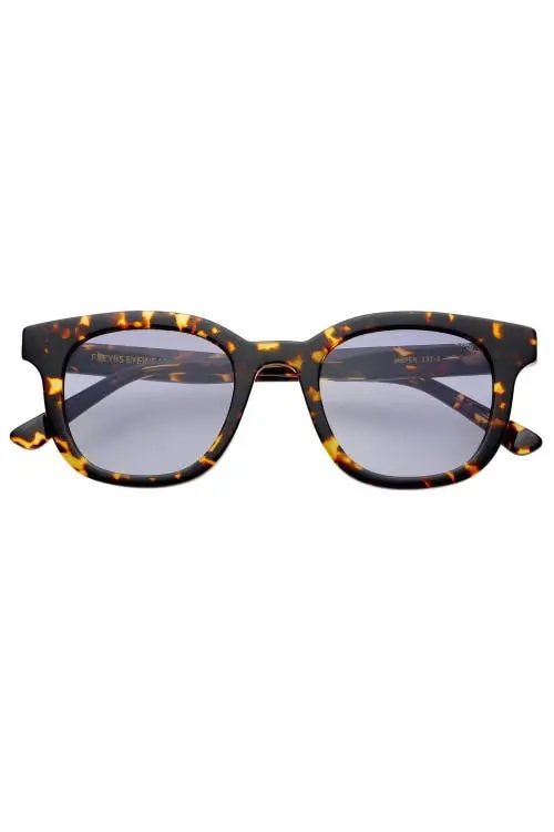 FREYRS EYEWEAR Jasper Round Sunglasses - Dark Tortoise