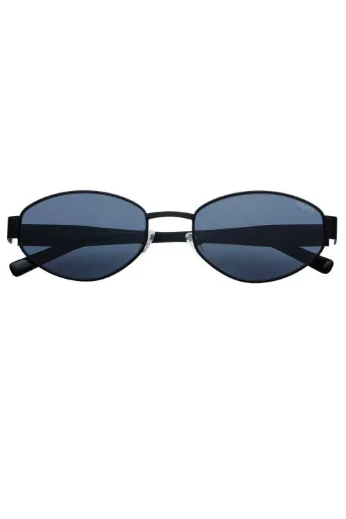 FREYRS EYEWEAR Soho Oval Sunglasses - Black