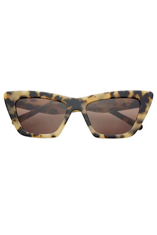 FREYRS EYEWEAR Siena Cat Eye Sunglasses - Milky Tortoise