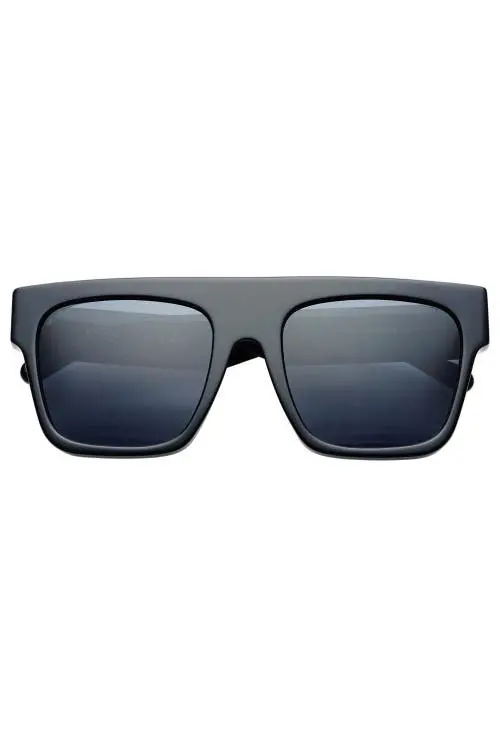 FREYRS EYEWEAR Madison Flat Top Sunglasses - Matte Charcoal