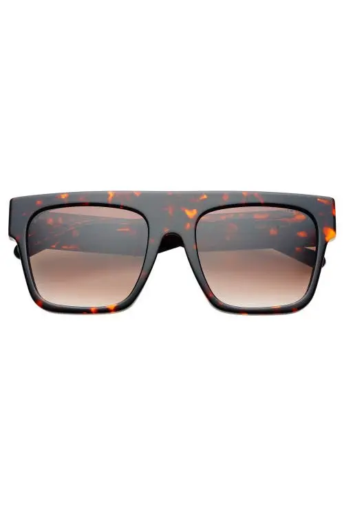 FREYRS EYEWEAR Madison Flat Top Sunglasses - Tortoise
