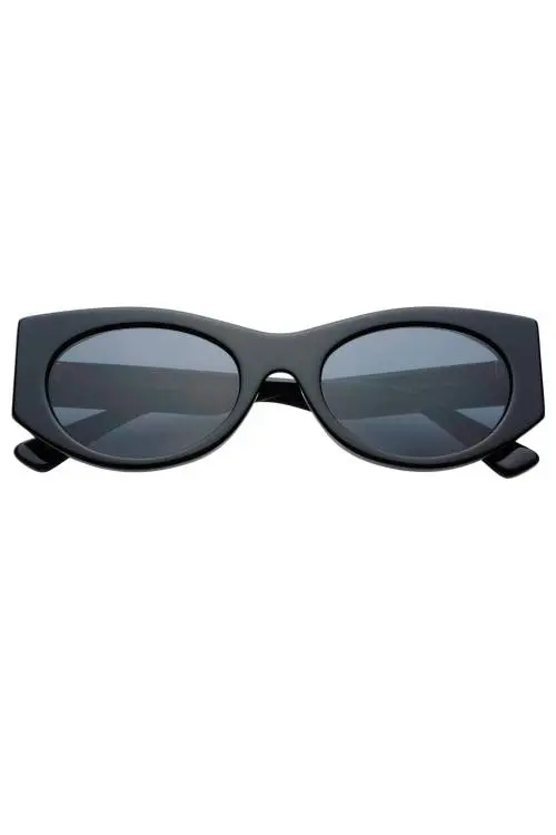FREYRS EYEWEAR Layla Cat Eye Sunglasses - Black