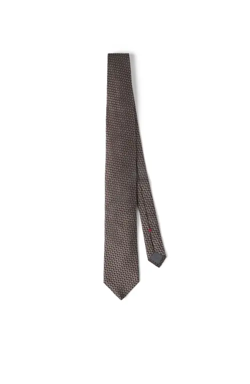 Brunello Cucinelli Silk Neck Tie - Hazelnut
