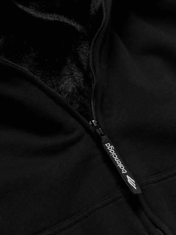 Balenciaga Plush-lined Cotton-jersey Hoodie
