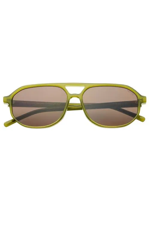 FREYRS EYEWEAR Fenix Aviator Sunglasses - Olive