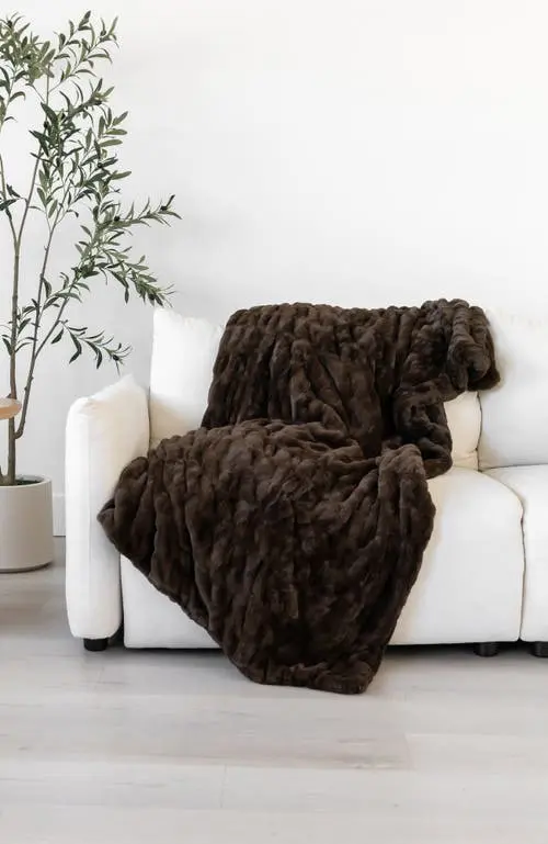 LAREE + CO Luxecloud Blanket - Brown