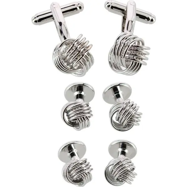 Trafalgar Kenneth Knot Formal Set - Silver