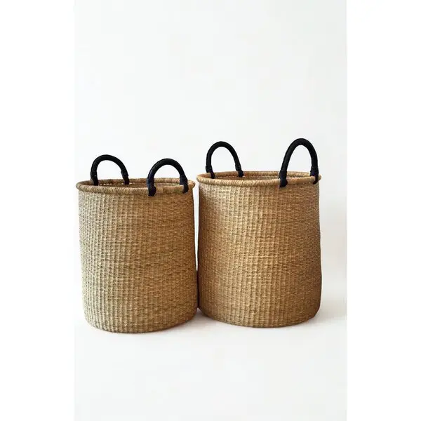 MBARE Handwoven Hamper - Natural