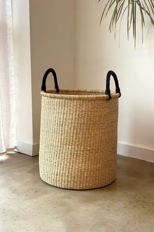 MBARE Handwoven Hamper - Natural