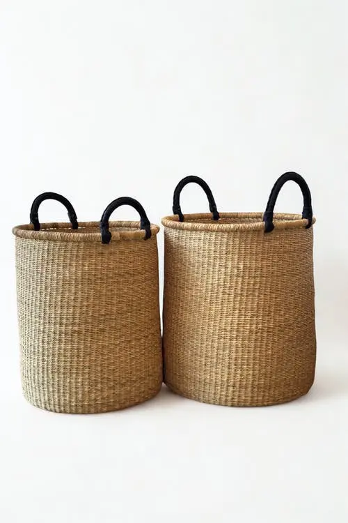 MBARE Handwoven Hamperset Of 2 - Natural