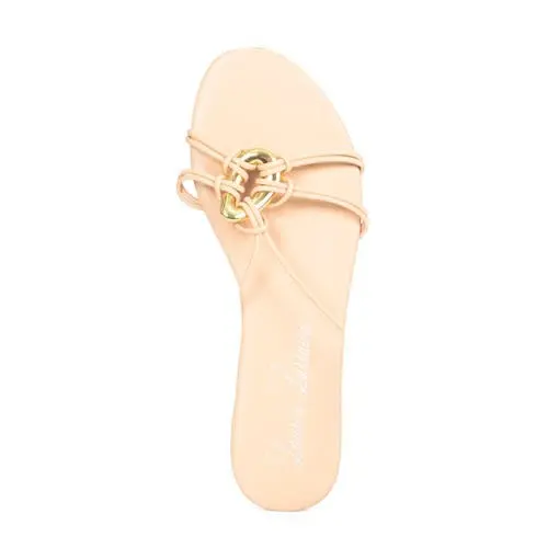 LAUREN LORRAINE Gladiator Sandals - Nude