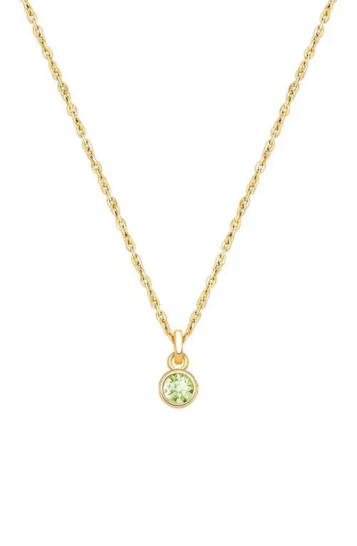 TINY BLESSINGS 14k Gold Birthstone Necklace - August
