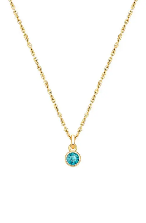 TINY BLESSINGS 14k Gold Birthstone Necklace - December