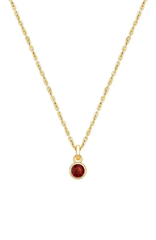 TINY BLESSINGS 14k Gold Birthstone Necklace - January