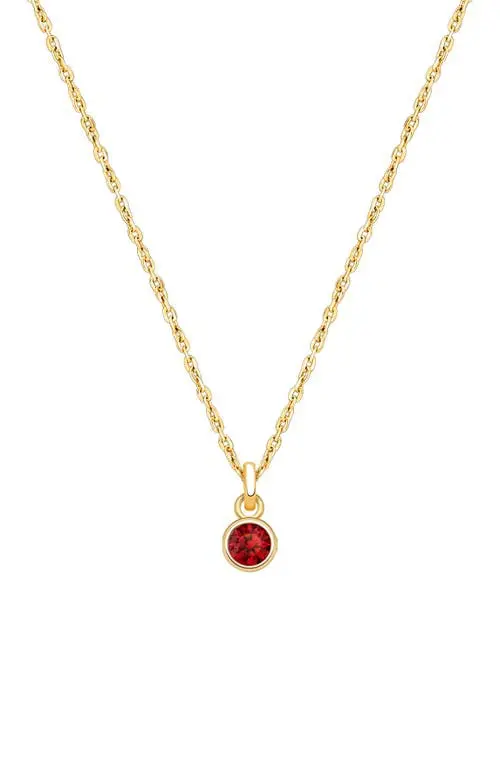 TINY BLESSINGS 14k Gold Birthstone Necklace - July