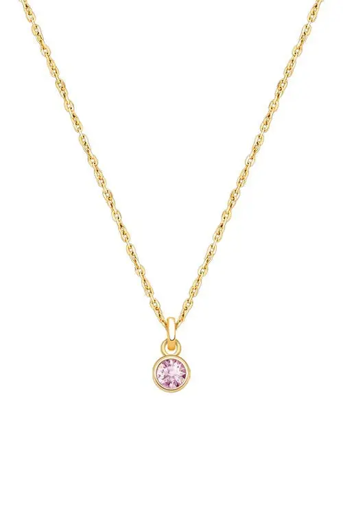 TINY BLESSINGS 14k Gold Birthstone Necklace - June