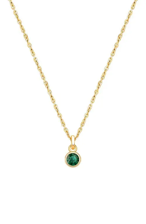 TINY BLESSINGS 14k Gold Birthstone Necklace - May